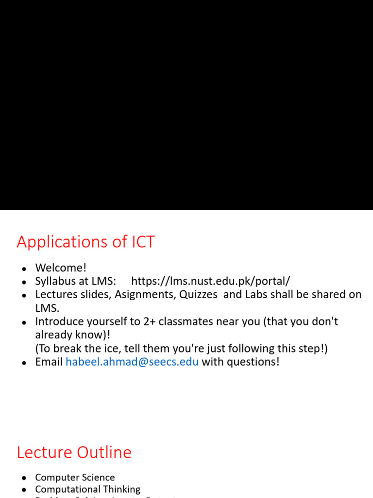 CS-108 Lecture 0 | PDF