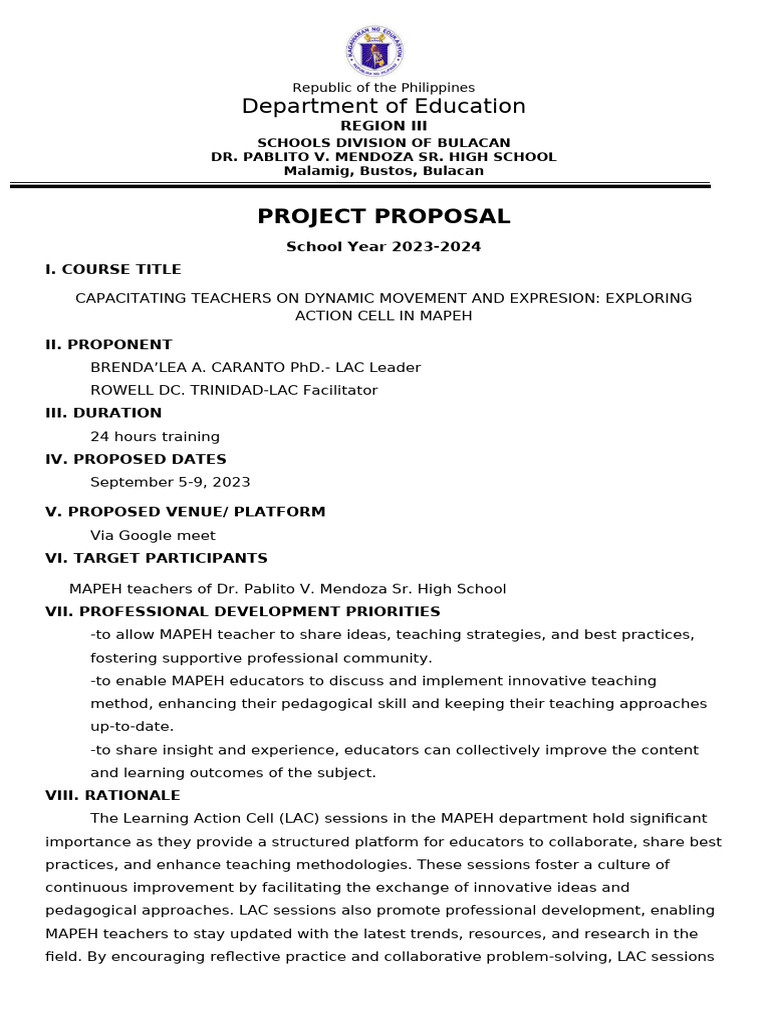 PROJECT PROPOSAL | PDF PROJECT PROPOSAL | PDF