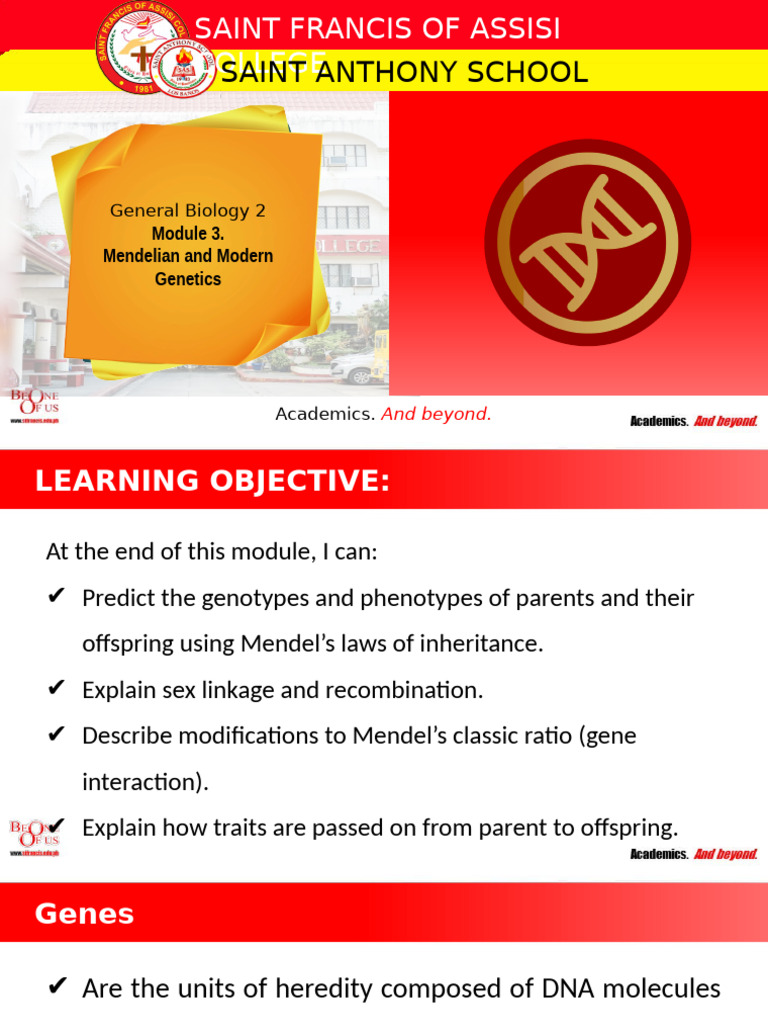 GEN-BIOLOGY-2 - Mendelian and Genetics 2 | PDF