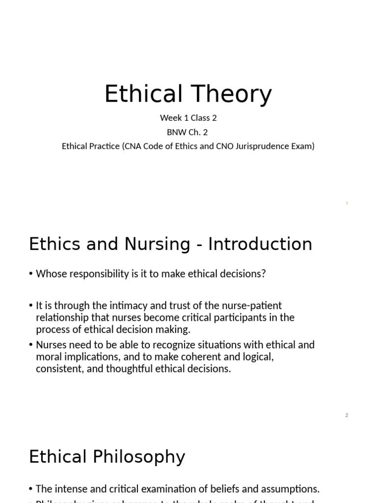 2213 Week 1 Class 2 Student | PDF