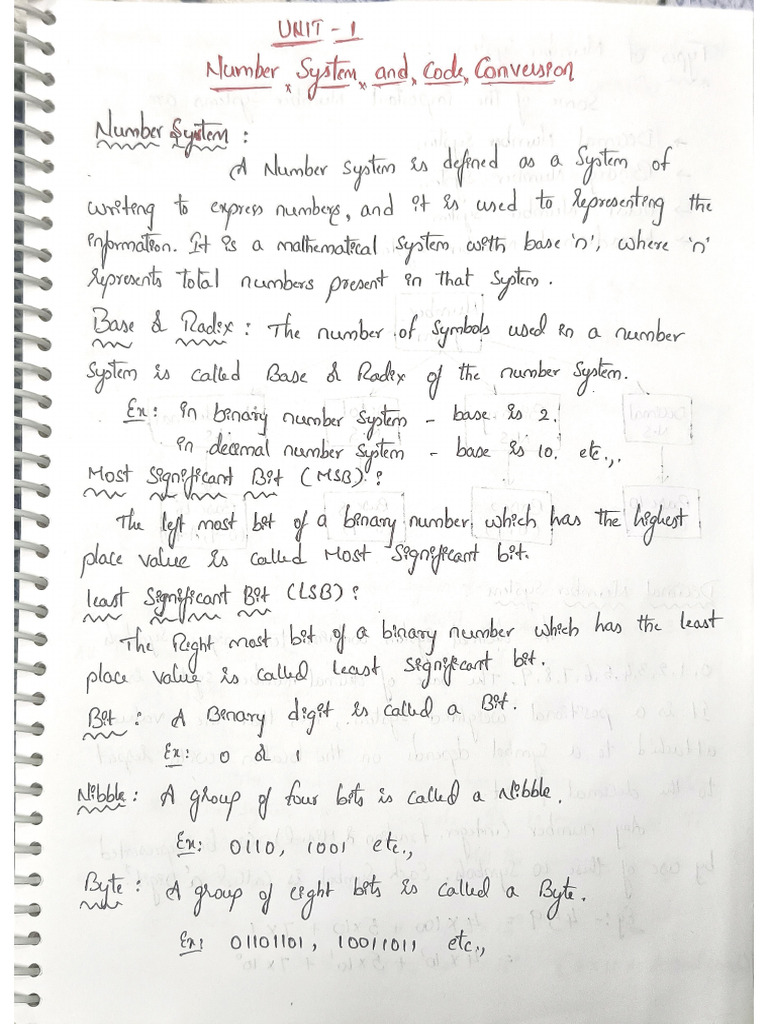 DLD Unit-1 Notes | PDF