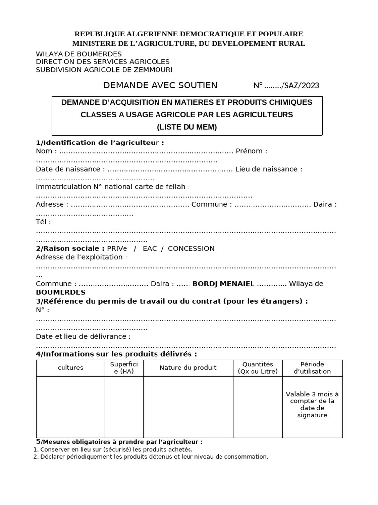 Republique Algerienne Democratique Et Populaire | PDF