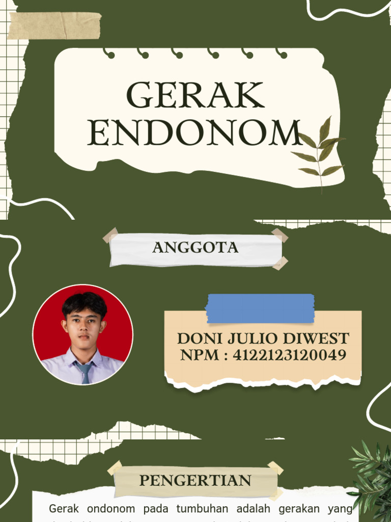 Gerak Endonom - Doni Julio Diwest - 20240130 - 183840 - 0000 | PDF