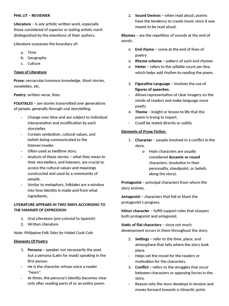 Phil Lit Reviewer | PDF