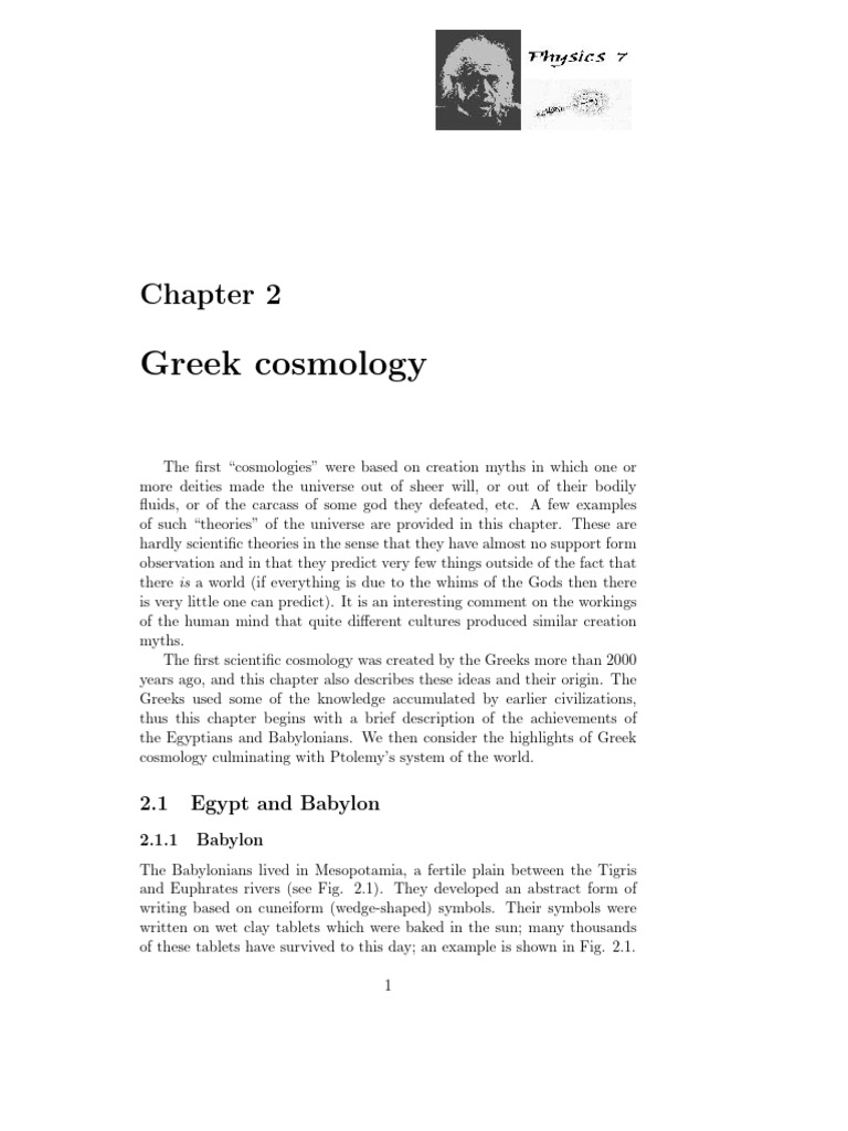 Cosmology | PDF