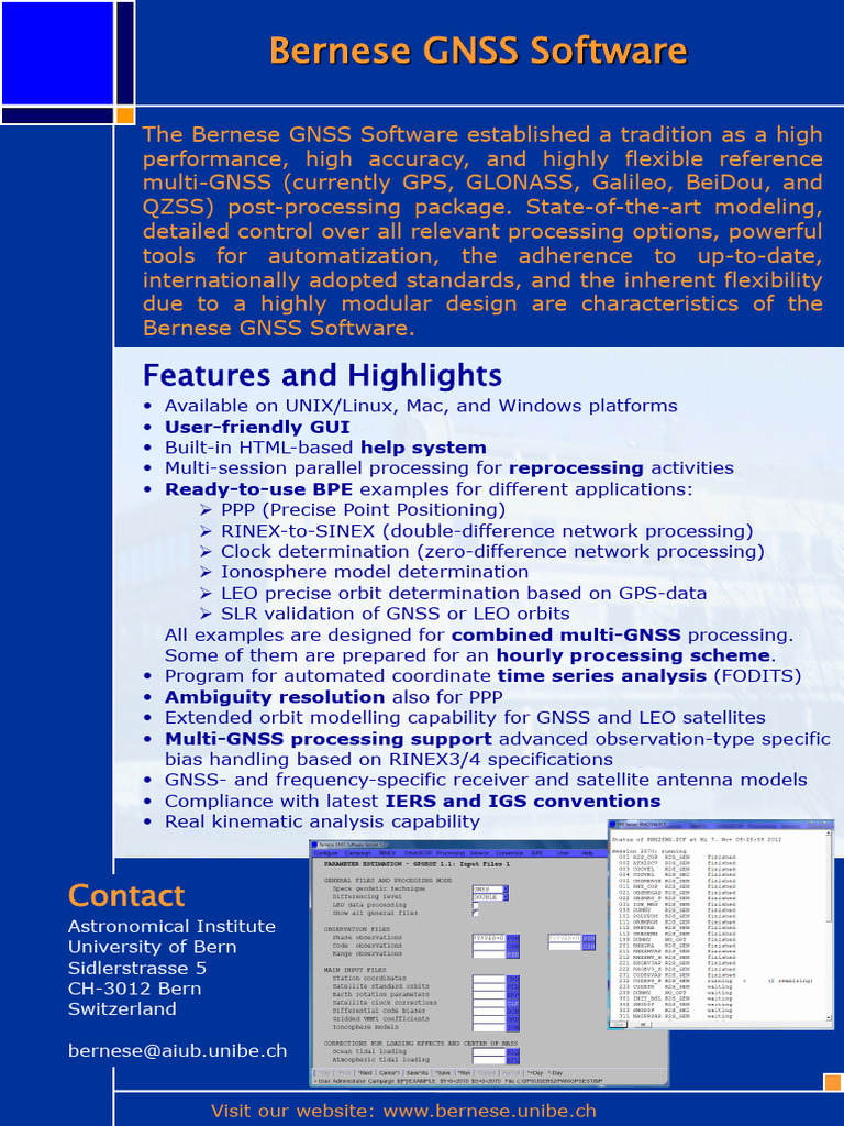 Bernese Flyer | PDF | Computers