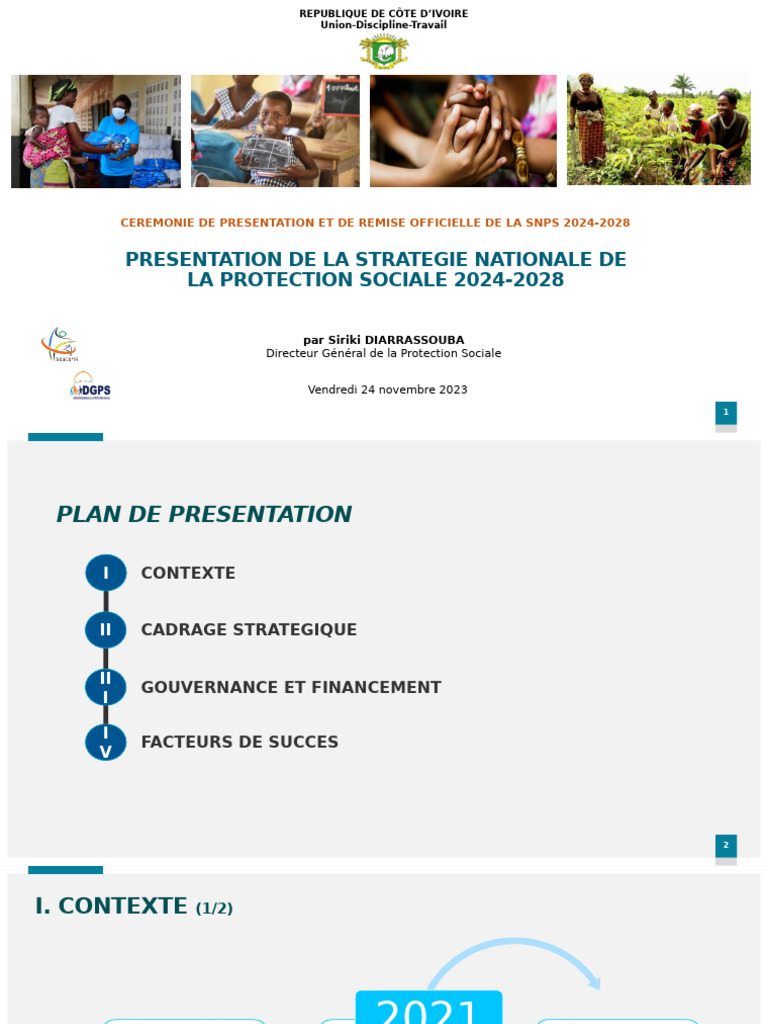 Presentation Snps 2024-2028 | PDF