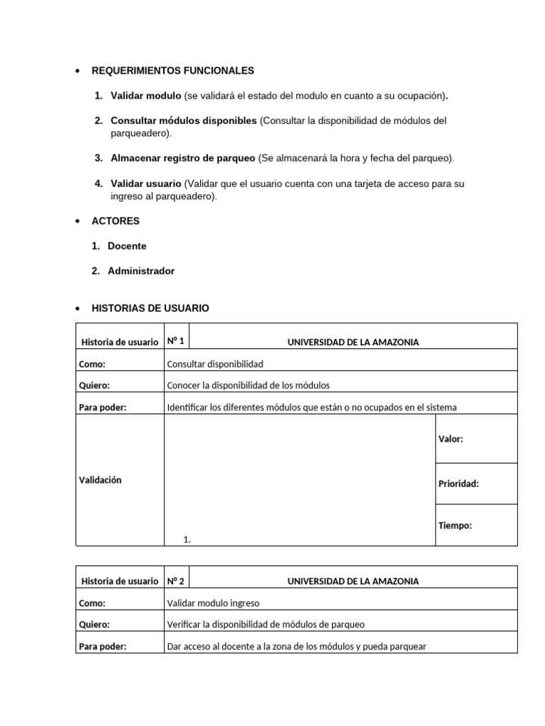 Requerimientos Funcionales | PDF