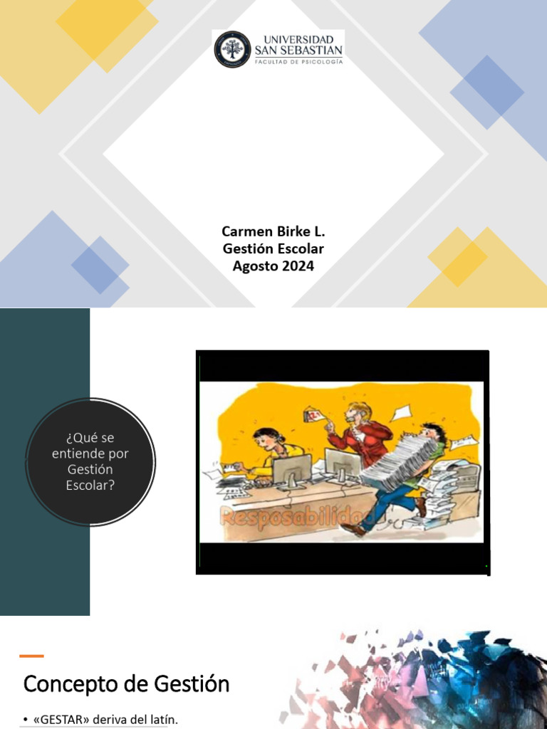 2024 Clase 1. Gestión de Los Centros Educativos | PDF