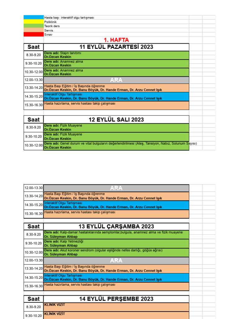2023-2024 HUTF DÖNEM 4 Iç Hast | PDF