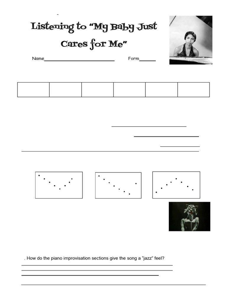 Jazz Improvisation Worksheet Pdf