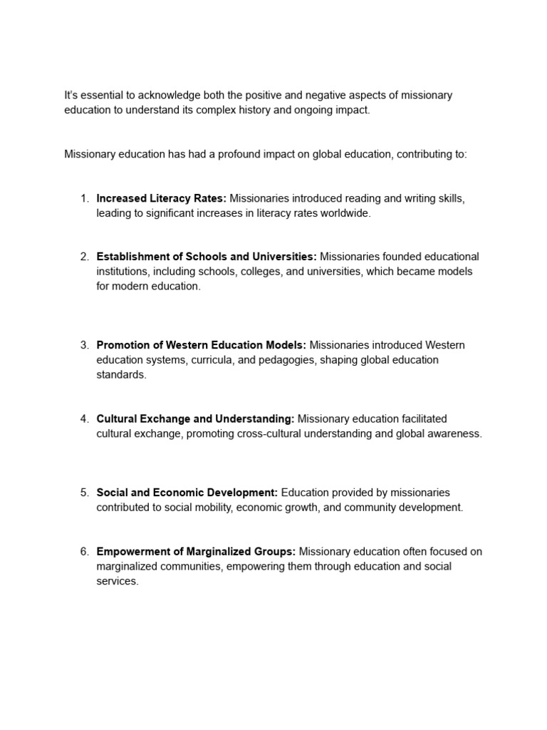 Increased Literacy Rates | PDF