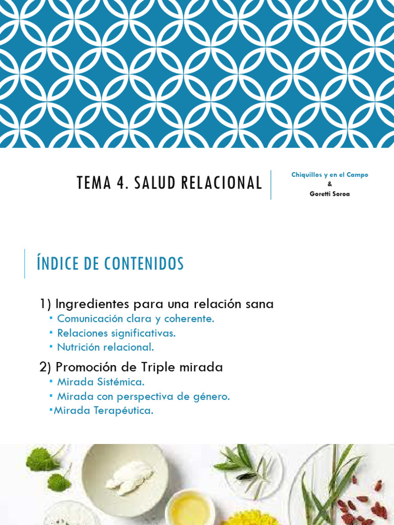 Tema 4. Salud Relacional | PDF