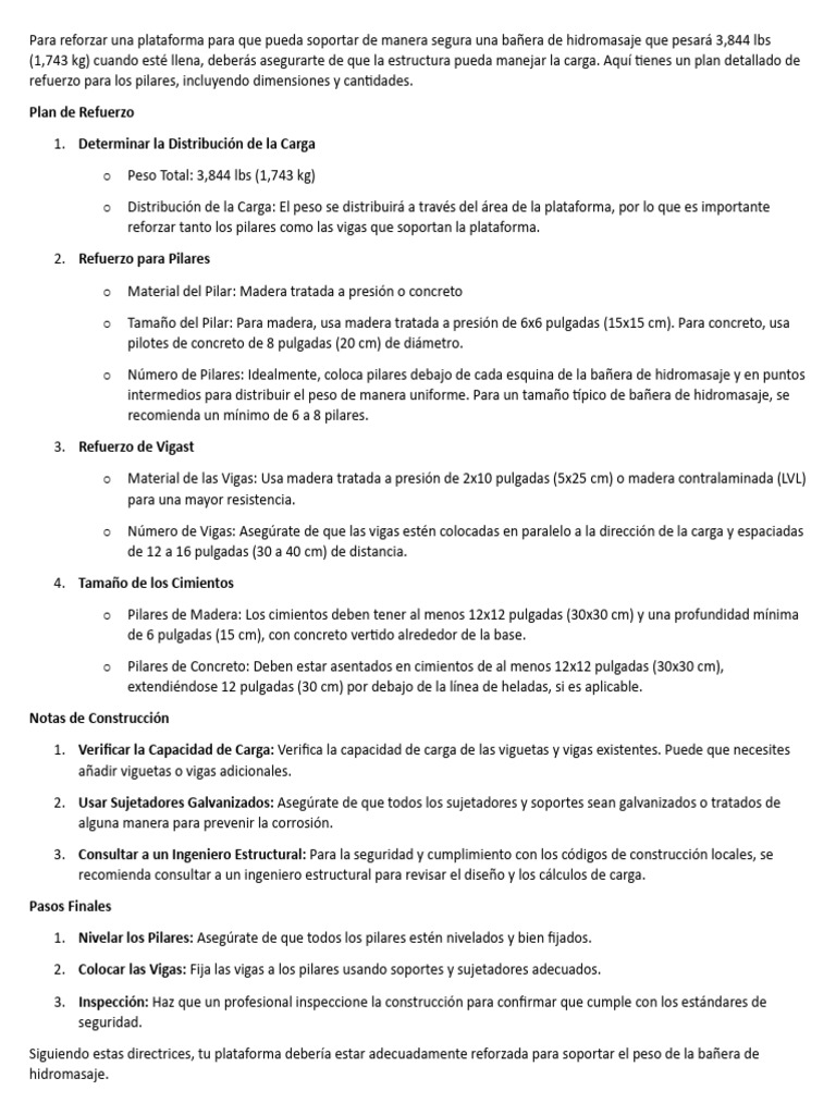 Reinforcement Plan - Spanish | PDF