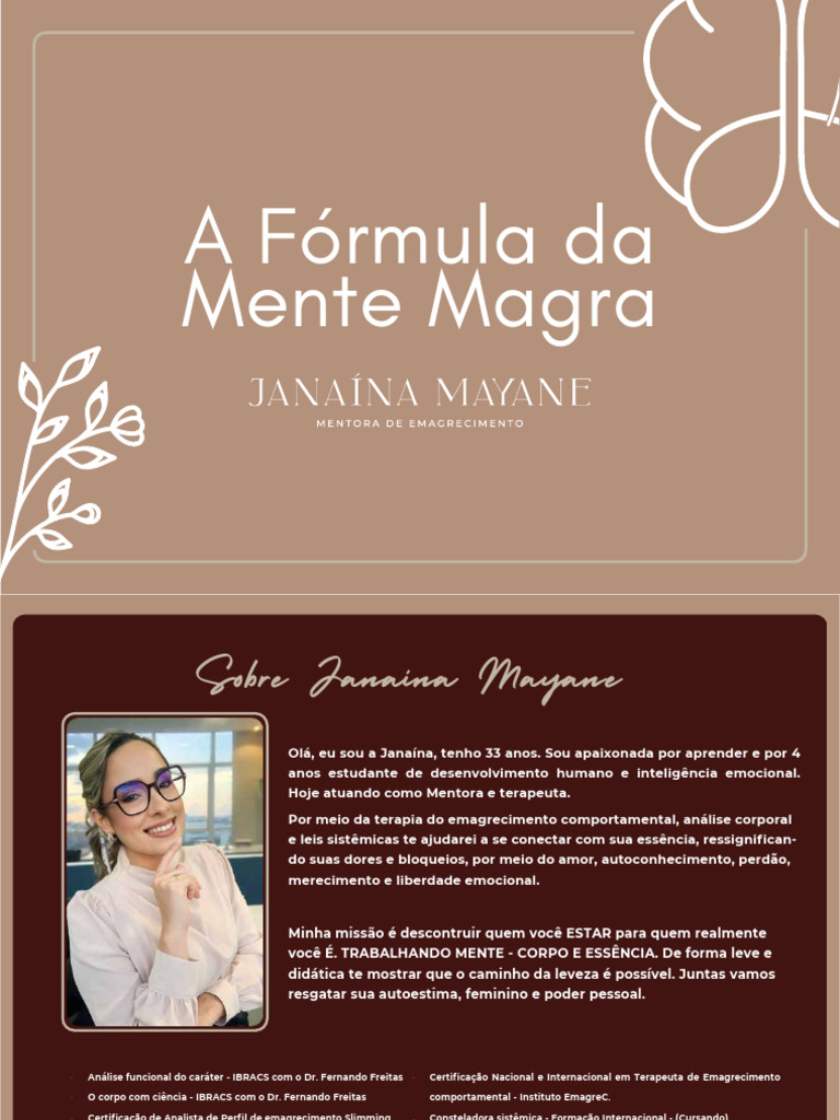 OFICIAL - A Fórmula Da Mente Magra | PDF
