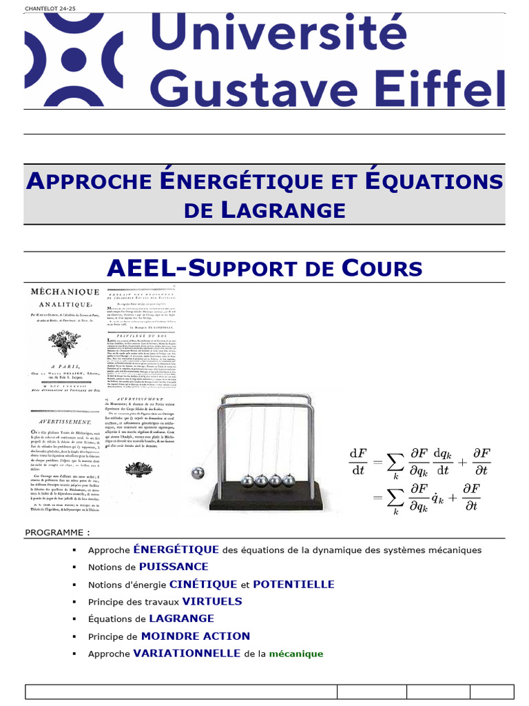 Aeel - CM 24-25 | PDF | Particule | Masse