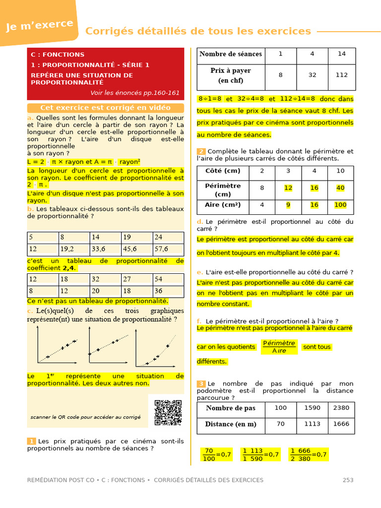 C - Fonctions (Introduction) - Corrigés Détaillés | PDF