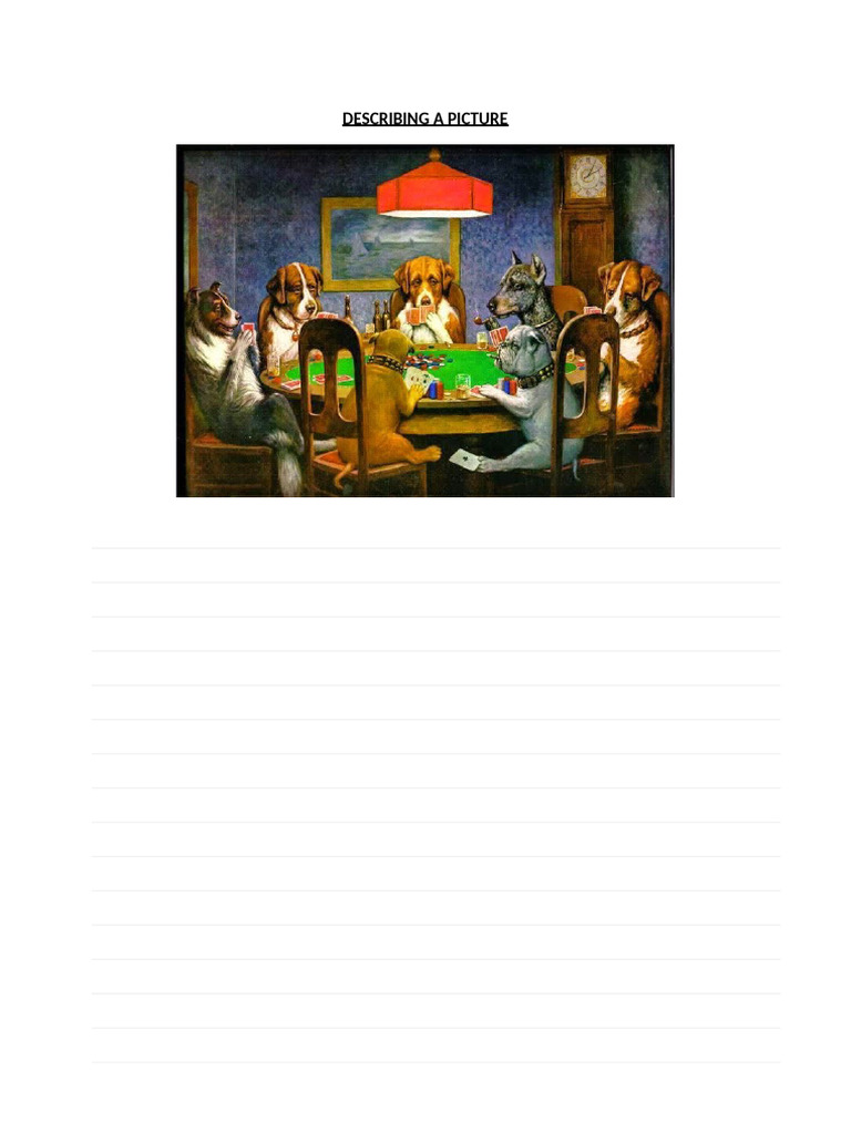Describing A Picture | PDF