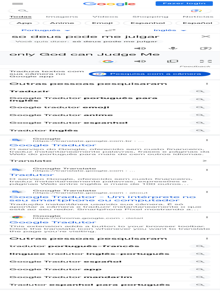 Google Tradutor - Pesquisa Google | PDF