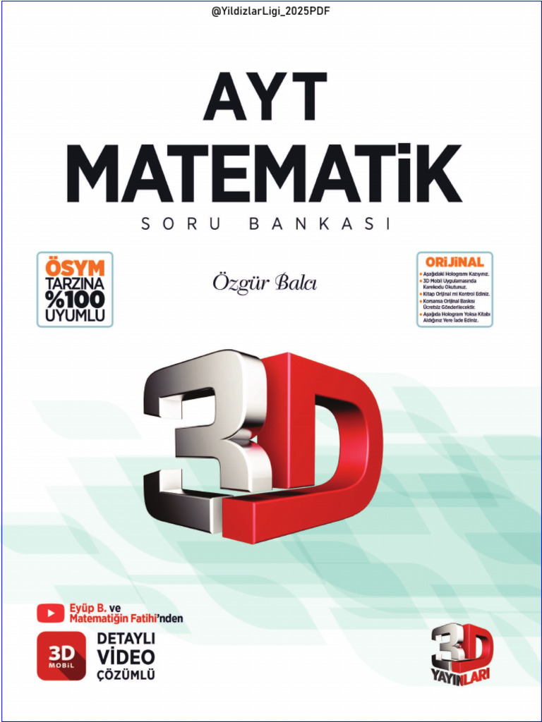3D AYT Matematik | PDF