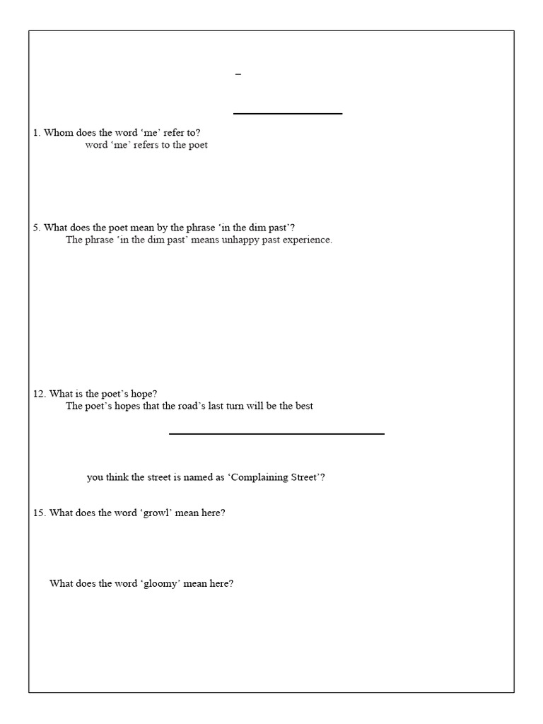 10th-English-Poem-Questions-PDF-Download | PDF