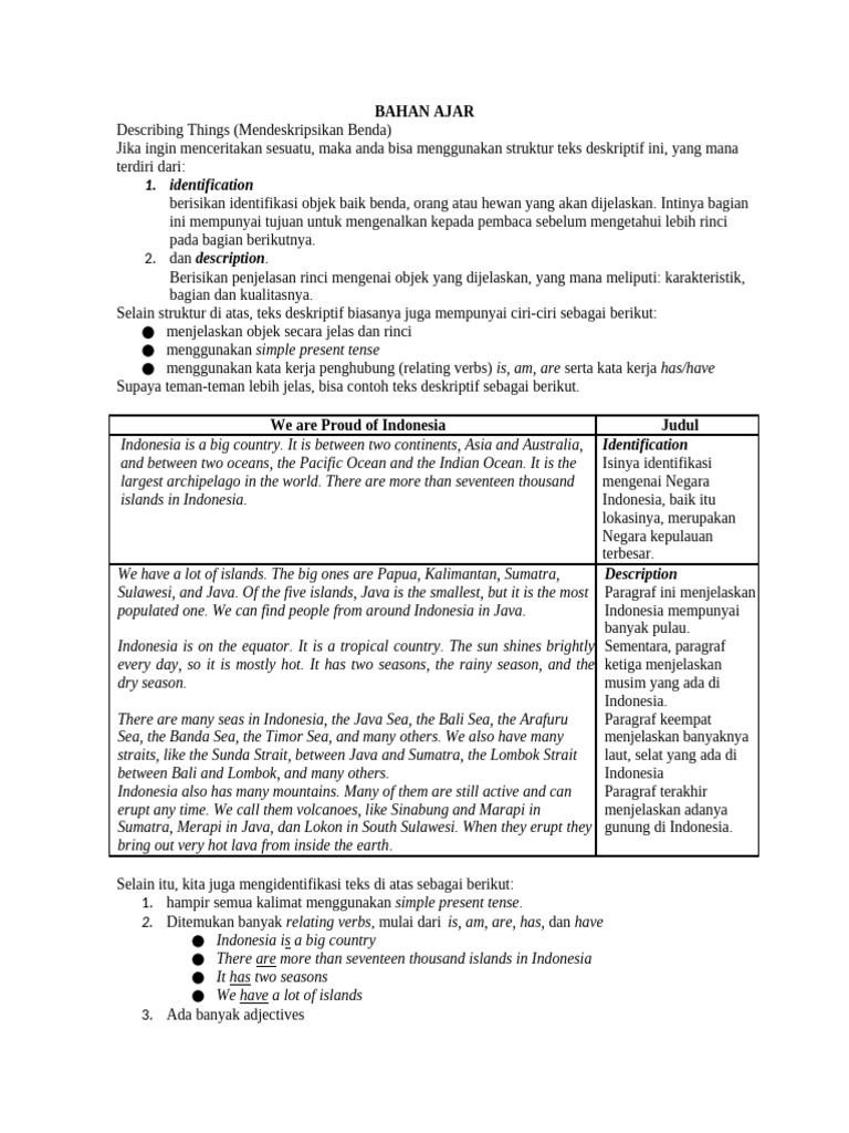 Describing Things | PDF