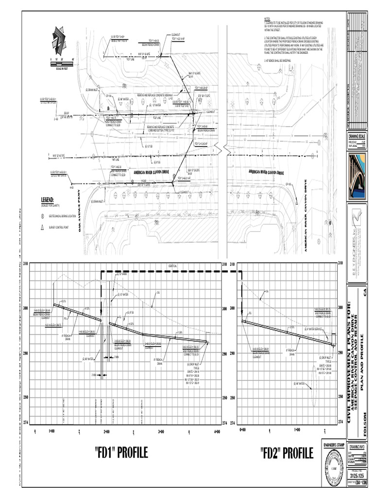 3125.125 Planset-Typical Plan & Section Profile Alternative 2 | PDF