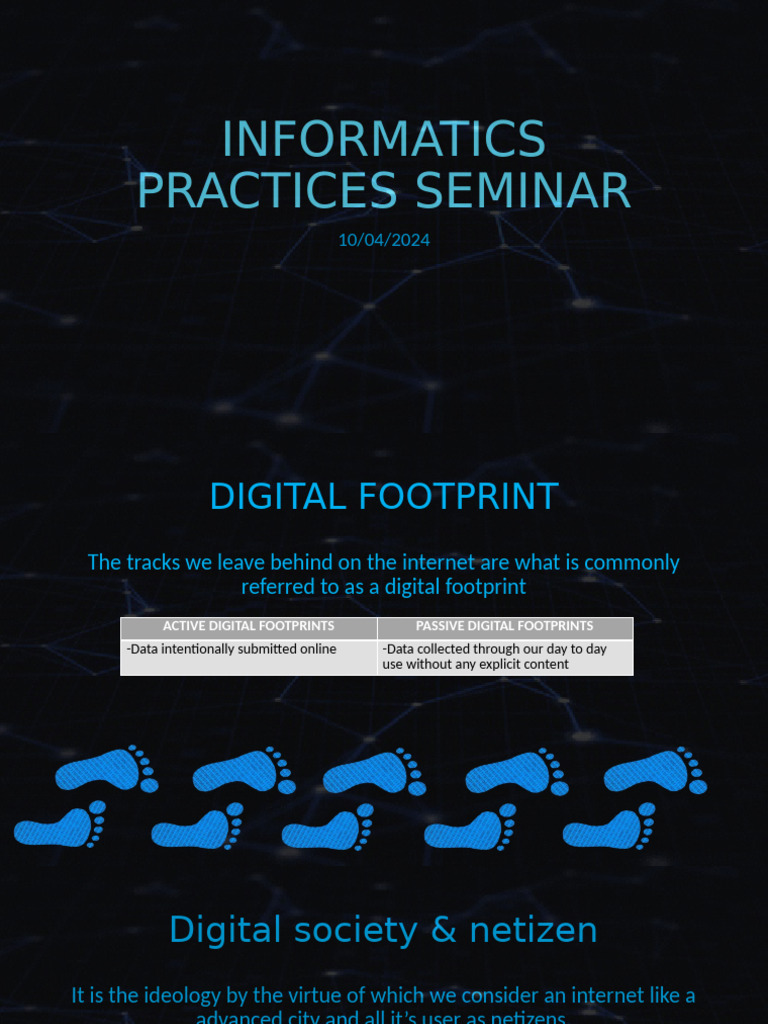 Informatics Practices Seminar | PDF