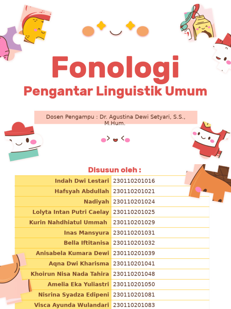 PLU Fonologi | PDF