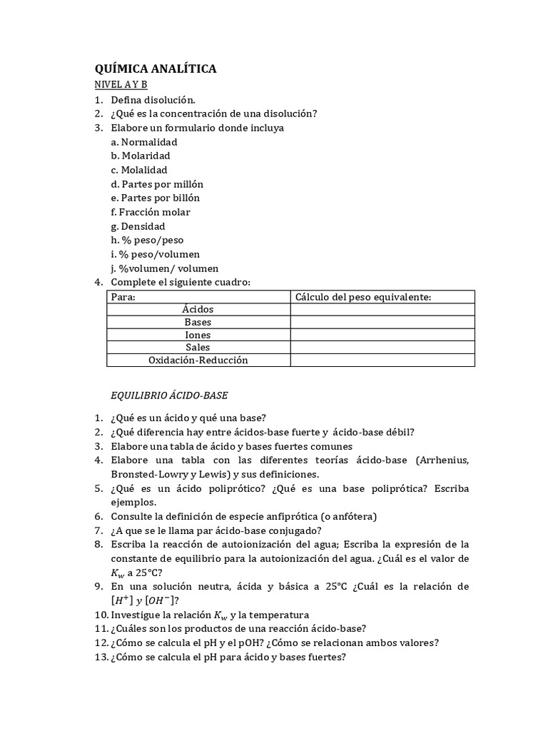 Temario Con Preguntas Específicas Para Repasar | PDF