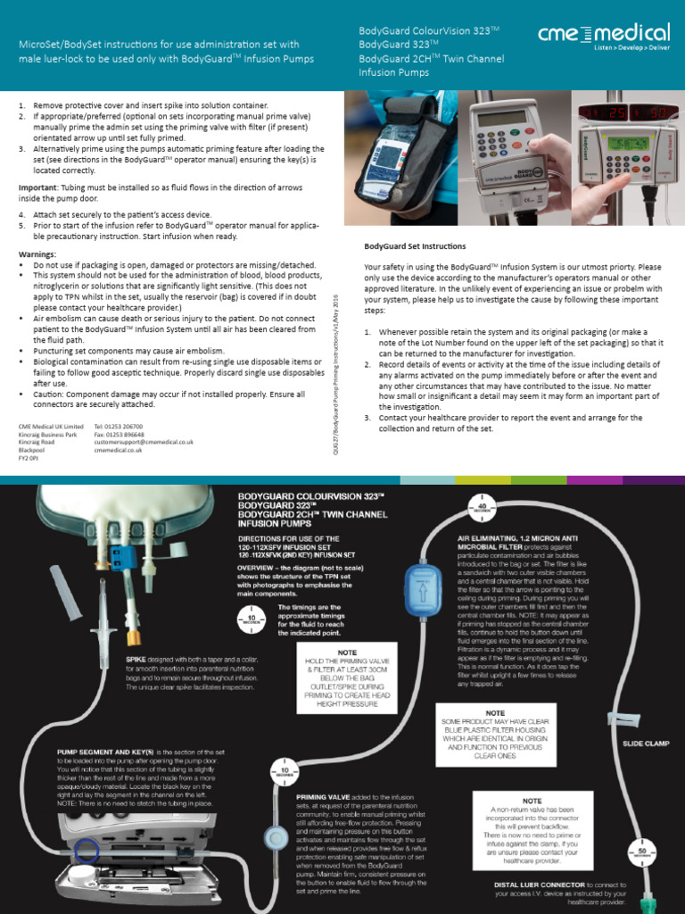 IF CME-BodyGuard-Infusion-Pumps QG EN | PDF