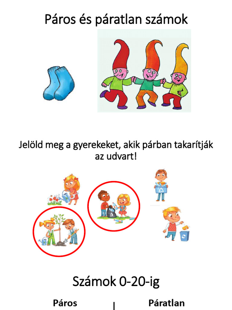 Oszt Paros Paratlan Szamok 7. Ora | PDF