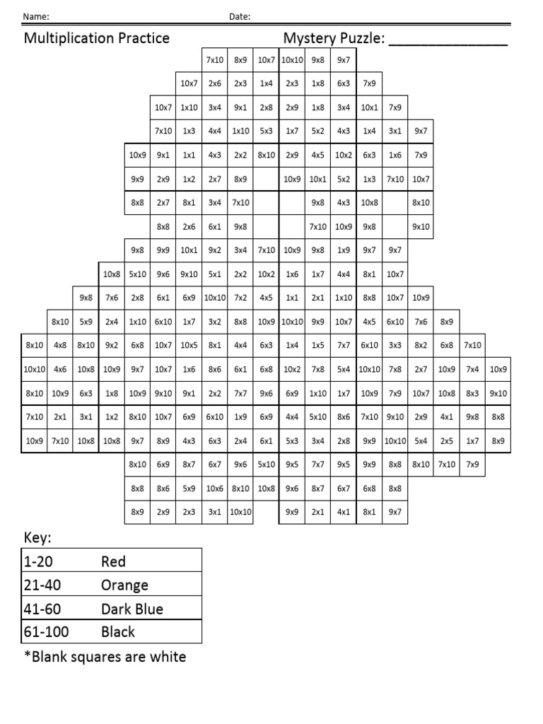 17 Spiderman Multiplication Mystery | PDF