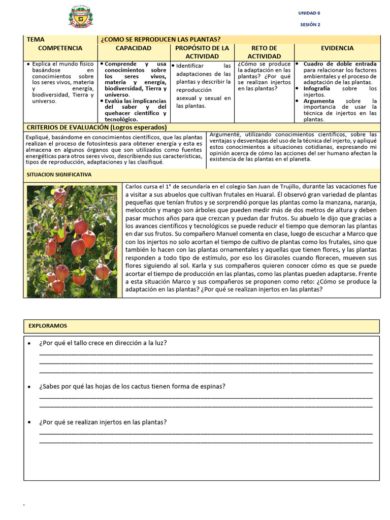 Como Se Reproducen Las Plantas | PDF