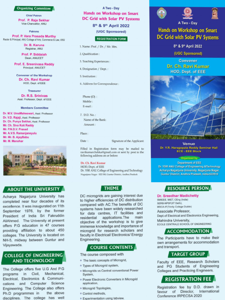 Workshop Brochure | PDF