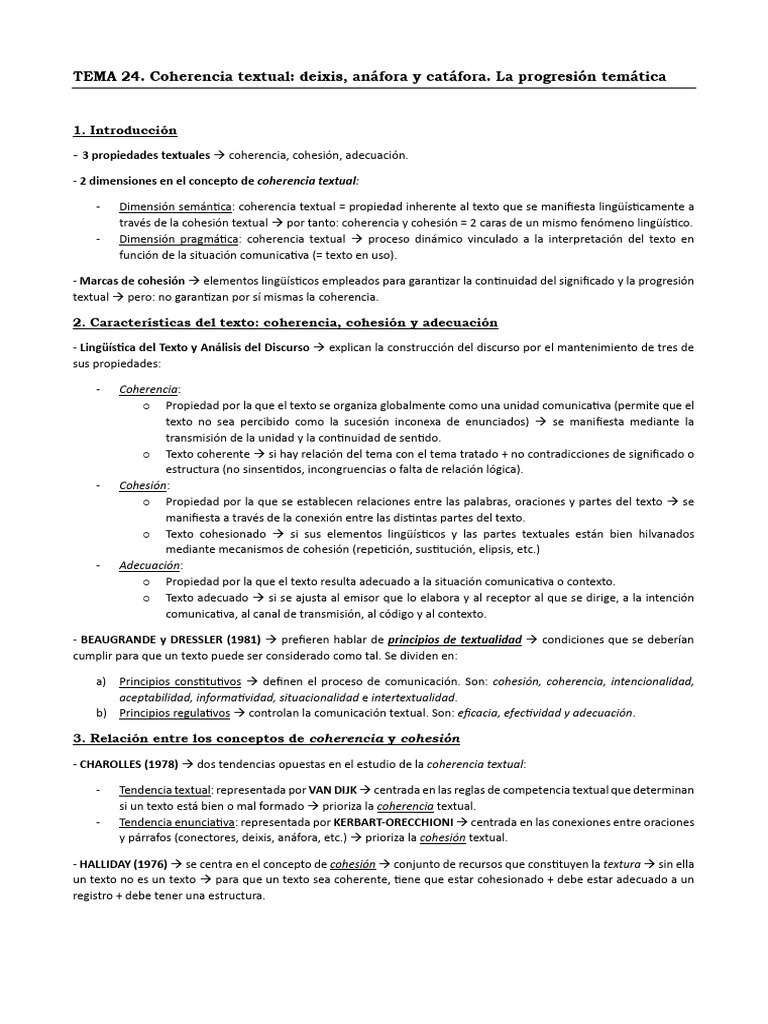 TEMA 24 Esquema | PDF