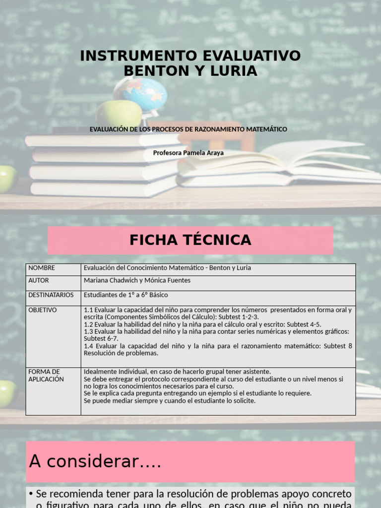Benton y Luria | PDF