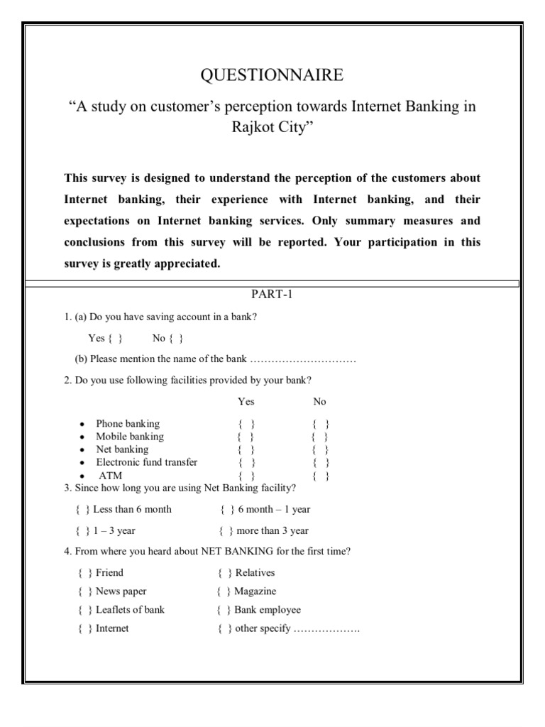 Digital Banking Survey Insights | PDF | Online Banking | Banks & Banking