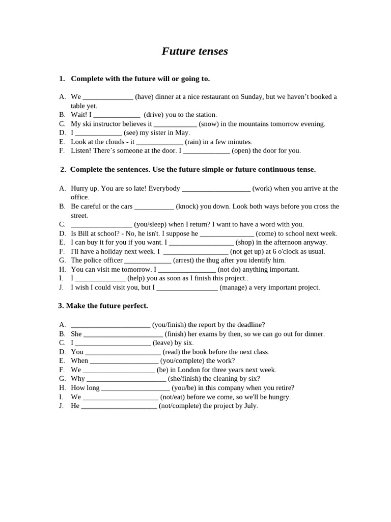 future-tenses-grammar-drills-grammar-guides-tests_119808 | PDF