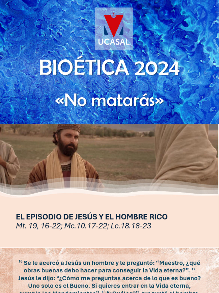 Presentación No Matarás | PDF
