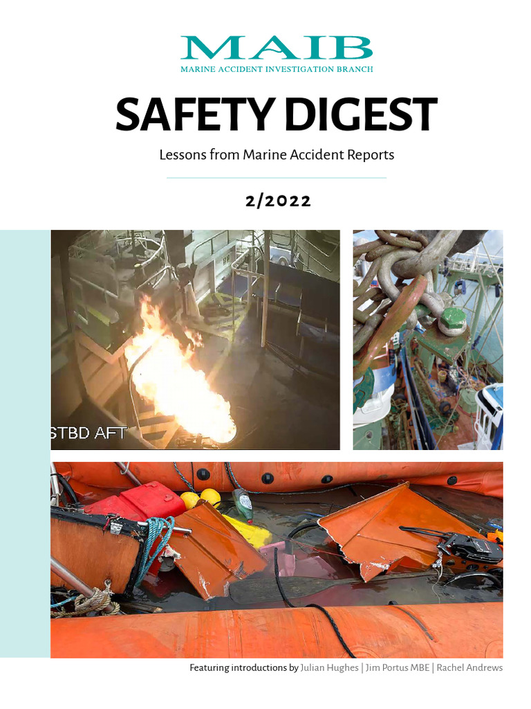 UK MAIB 2nd Safety Digest 2022 2022 - 10 | PDF