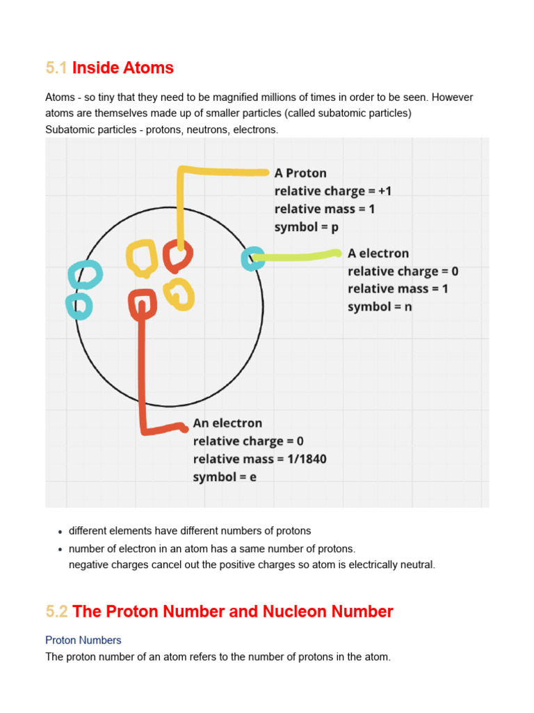 Unit 5 Atomic Structure | PDF