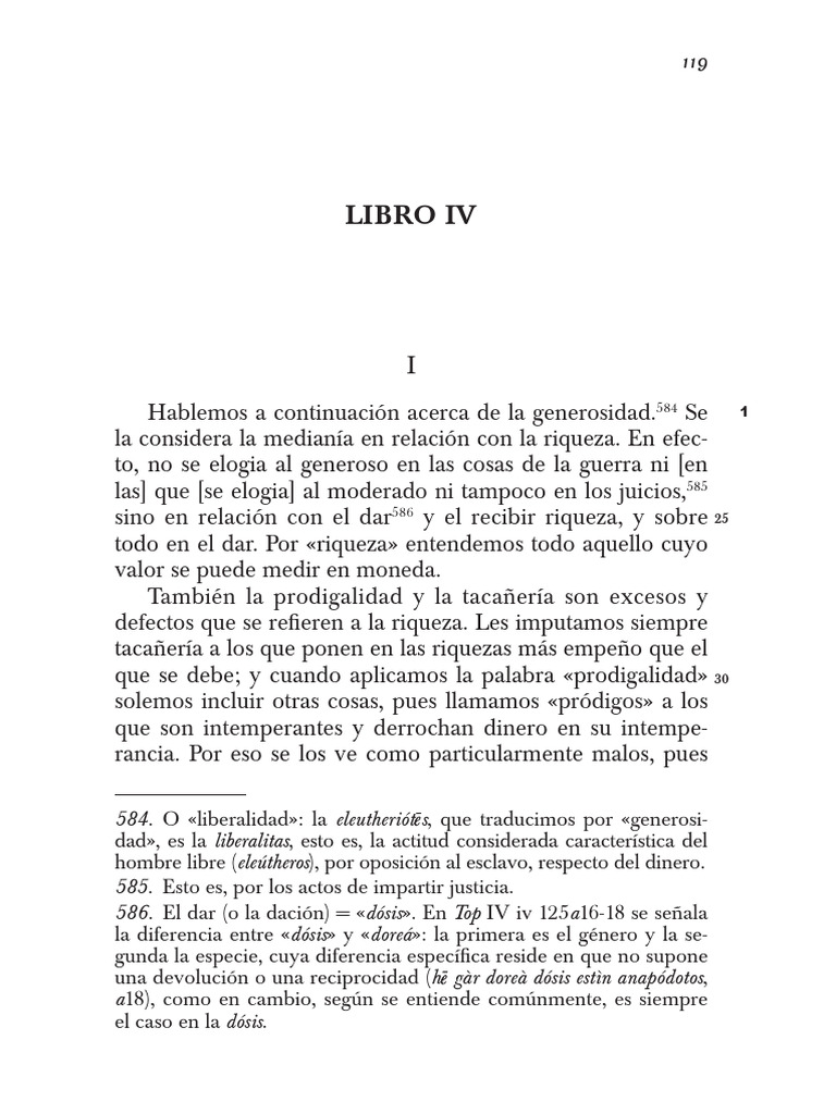 Ética Nicomaquea Libro 4 | PDF | Virtud | Derecho