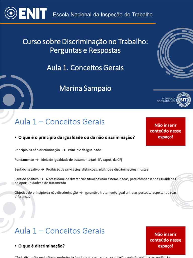Aula 1 - Slides - Conceitos Gerais | PDF
