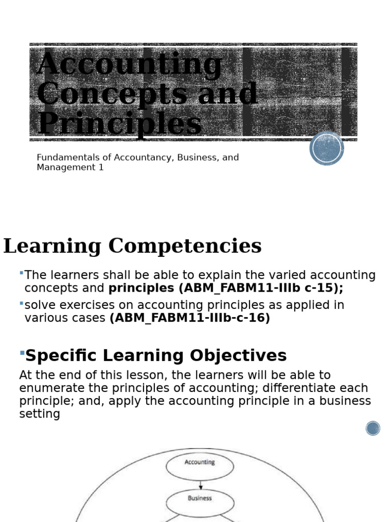 Accounting Concepts and Principles | PDF
