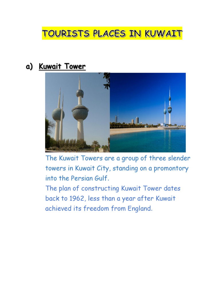Tourists Places in Kuwait | PDF