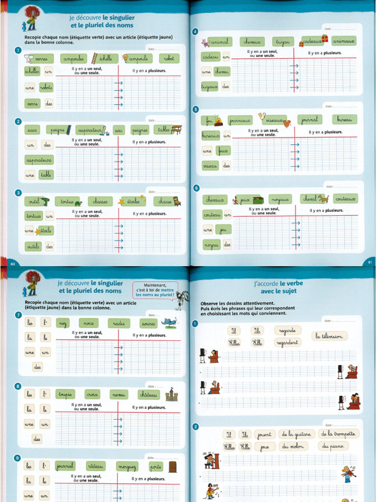CLEO CE1 Etude de La Langue | PDF