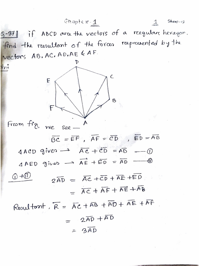 Vector Chapter-01 | PDF
