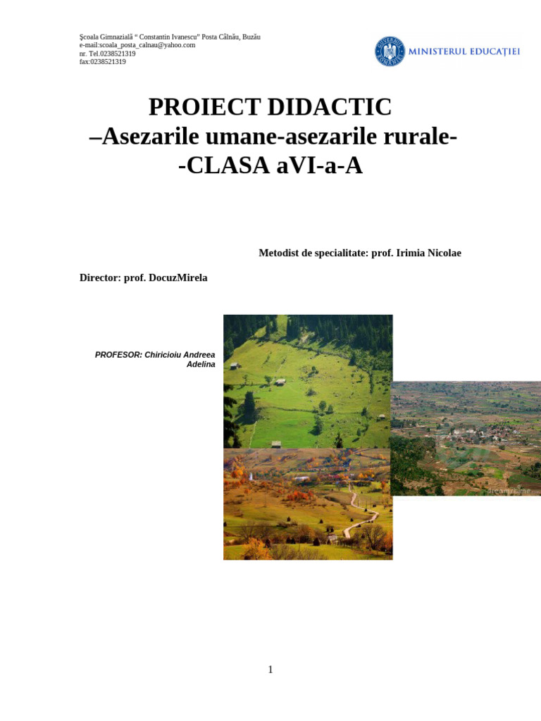Proiect Clasa A Via | PDF