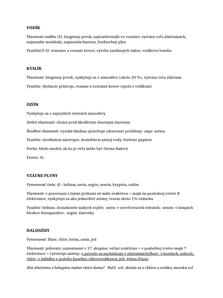 Chemia 8 Rocnik | PDF